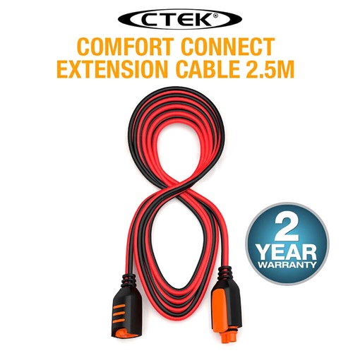 CTEK Comfort Connect Extension Cable 2.5M 8'2 Suits MXS 5.0 MXS 7.0 MXS ...