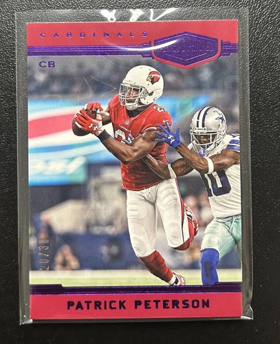 2018 Panini Plates & Patches Patrick Peterson Purple /30 #3 | eBay