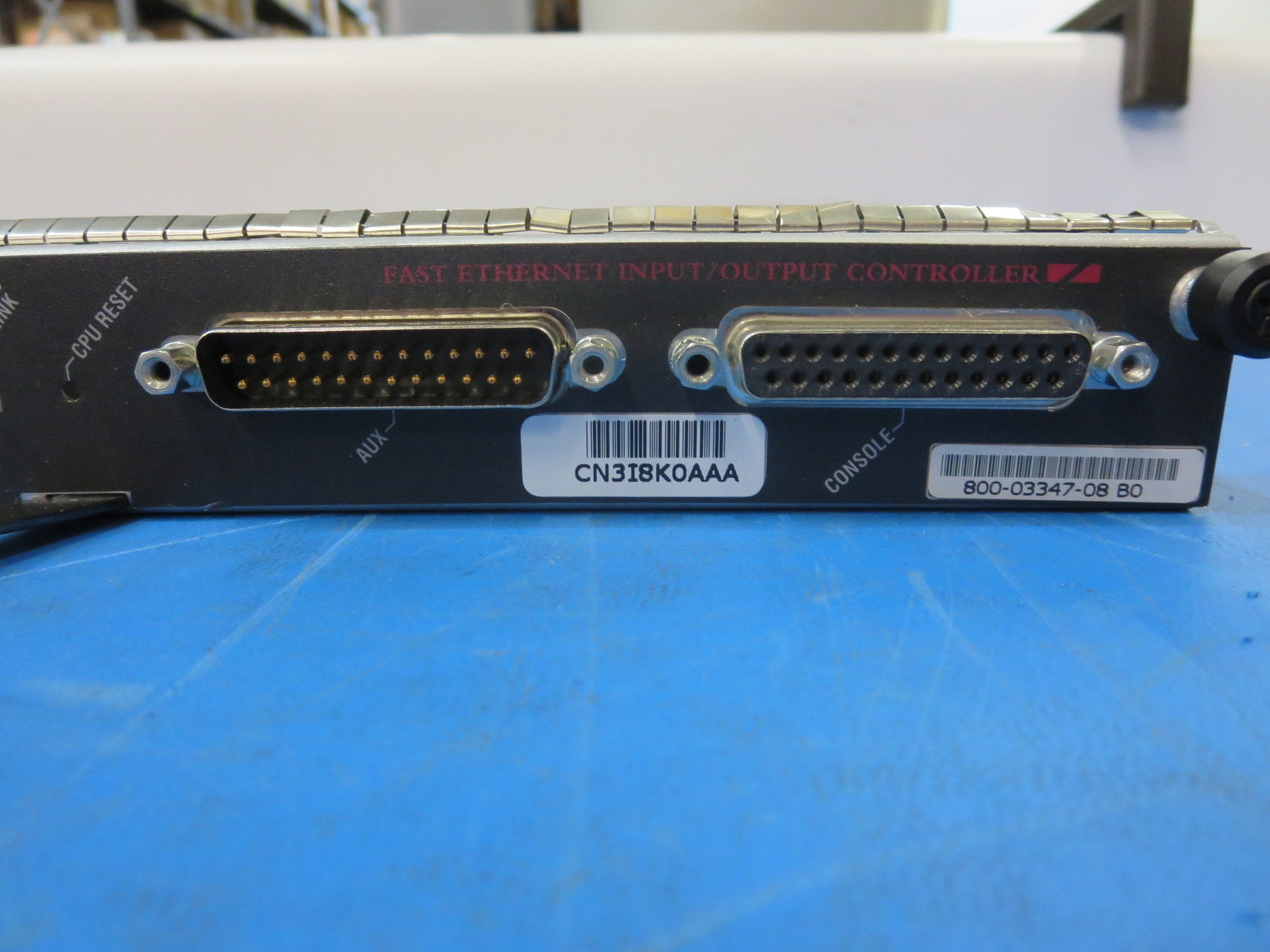 CISCO 800-03347-08 C7200-I/O-FE FAST ETHERNET IO CONTROLLER CN3I8K0AAA ...