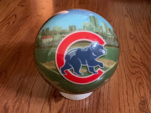 Vintage CHICAGO CUBS MLB Viz-A-Ball 12lb bowling Ball Brunswick ...