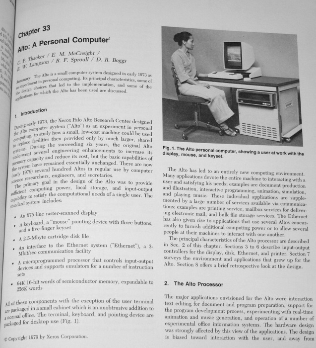 1960s/70s Computer Design Xerox PARC IBM 360 HP 9100A ARPANET Burroughs ...