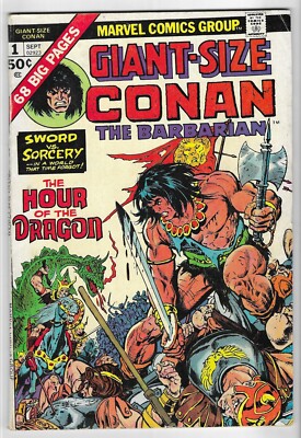 GIANT-SIZE Conan the Barbarian #1 MARVEL COMIC BOOK 1st Belt app. Red ...