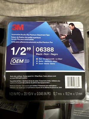 3M 06388 6388 Automotive Acrylic High Bond Premium Attachment Tape ...