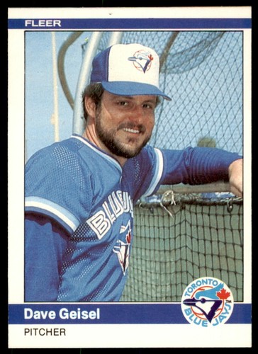 1984 Fleer Dave Geisel Toronto Blue Jays #154 | eBay