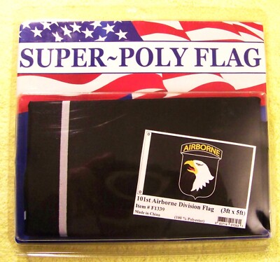 NEW: SUPER POLY FLAG - 101st Airborne Flag, 3 ft. x 5 ft. (Eagle ...