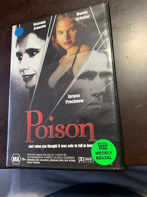 Poison DVD Rosanna Arquette, Jürgen Prochnow, Mandy Schaffer 2000 Rare ...