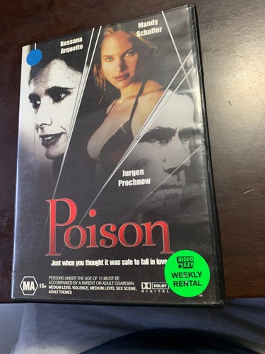 Poison DVD Rosanna Arquette, Jürgen Prochnow, Mandy Schaffer 2000 Rare ...