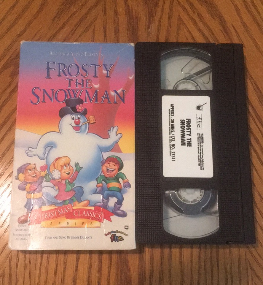 2 Vintage Christmas Classic VHS Tapes Frosty The Snowman/Santa Claus Is ...