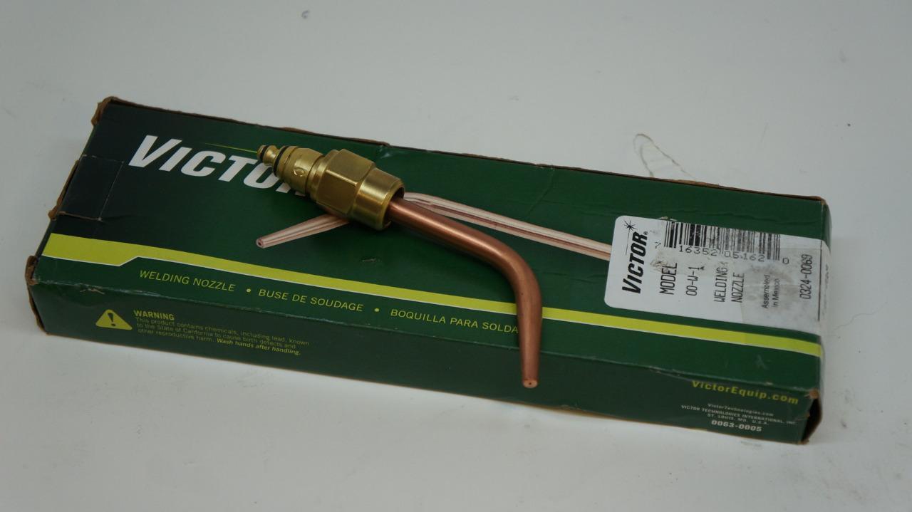VICTOR 000-W-1 00-W-1 & 0-W-1 BRAZING WELDING TORCH TIP SET 100 Ser ...