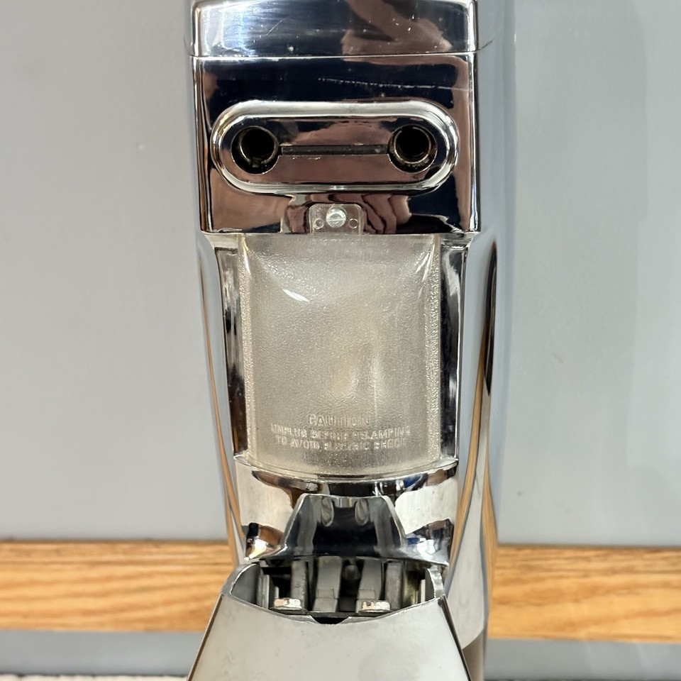 Sunbeam Power Plus Mixmaster vintage chrome & brown 16 speed Stand ...