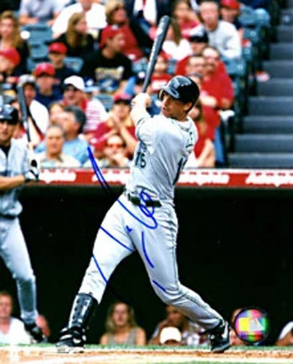 Travis Lee Autographed / Signed Hitting 8x10 Photo | eBay