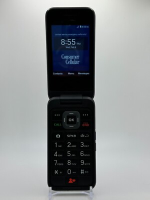 ZTE - Z2336 - Verve Snap - (Consumer Cellular) - Gray - Flip Phone - WORKS GREAT | eBay