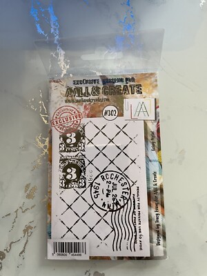 Aall And Create Clear Stamp Set A7 Going Postal #302 Post Mark Stamp ...