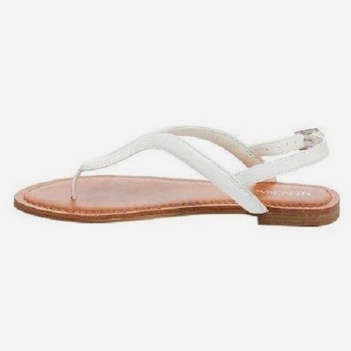 Womens Merona Davinia White Thong Sandals NWOB D46 | eBay