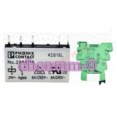 1PC NEW Phoenix No.2961105 24VDC 6A 24V 2966016 1118 relay #LL | eBay
