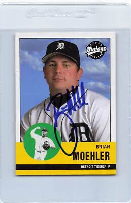 2001 Vintage #116 Brian Moehler Tigers Signed Auto *H6026 | eBay