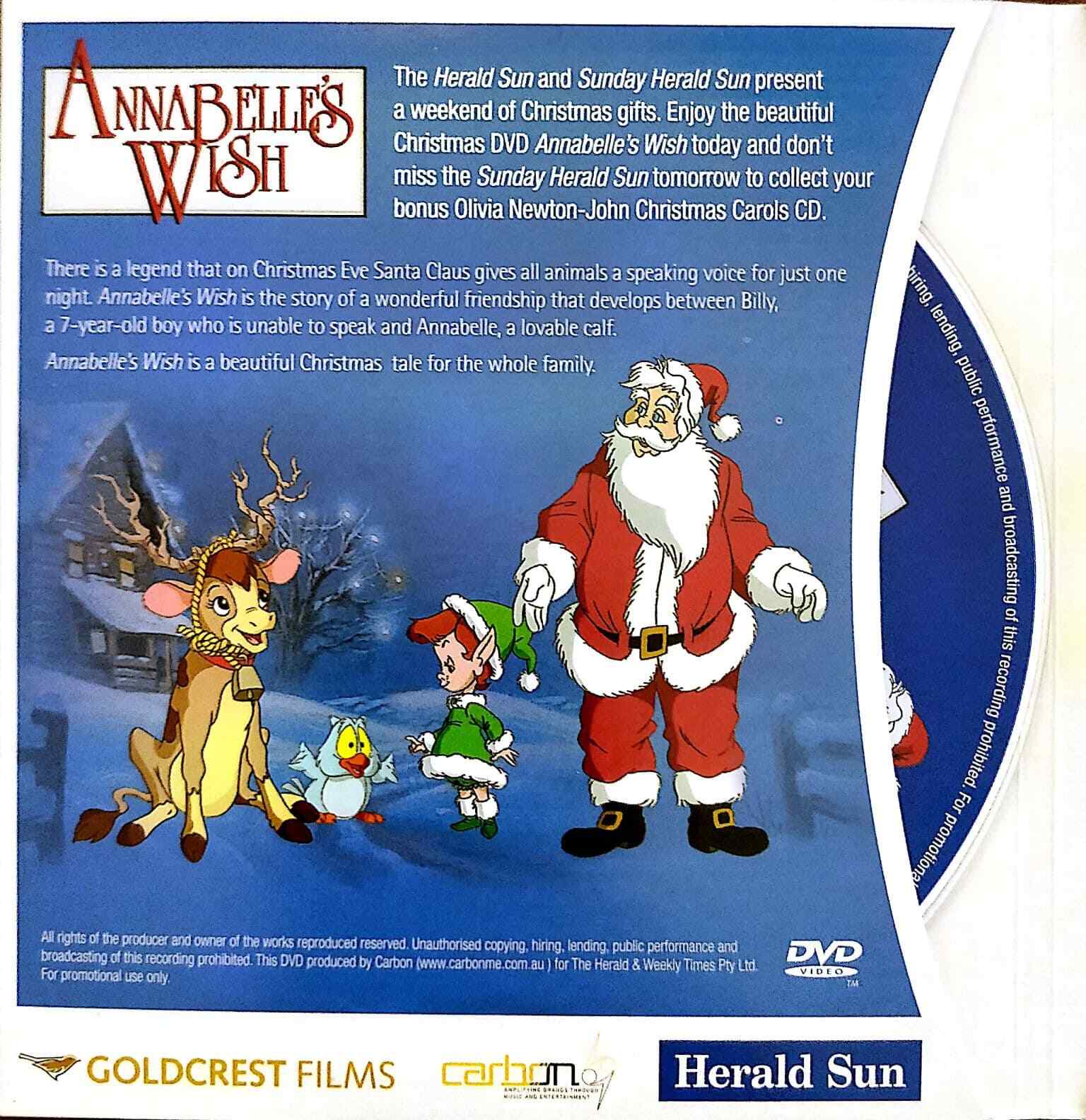 📀 Annabelle's Wish DVD CHIRSTMAS 🎄 MOVIE (G RATING) 📀 | eBay