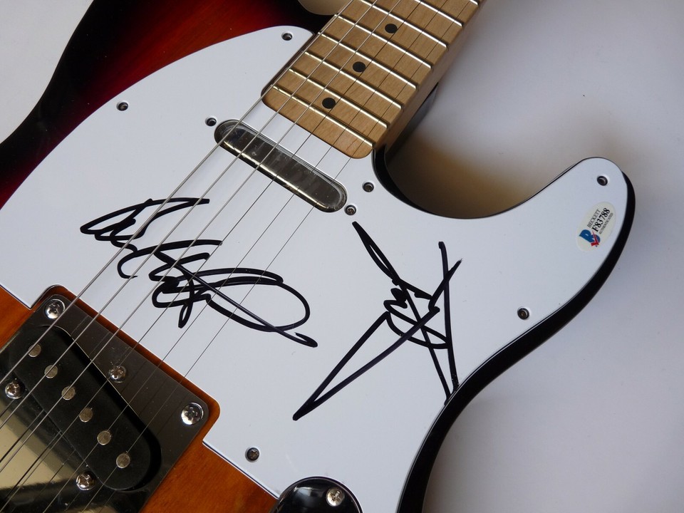 Brad Whitford Tom Hamilton Aerosmith Signed Autographed Guitar Beckett ...