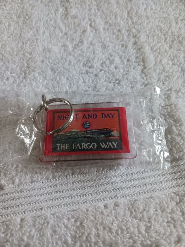 Wells Fargo Night and Day the Fargo Way Keychain Train Sealed Never ...