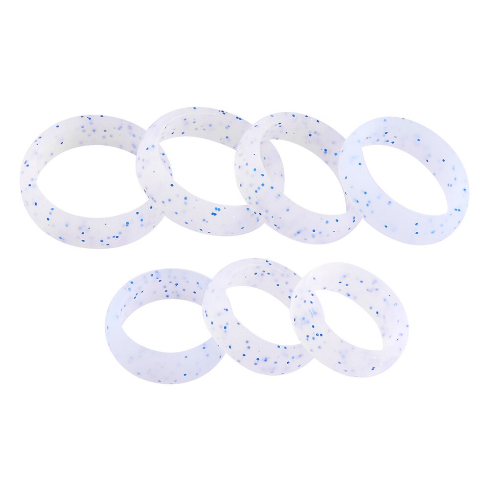 1pc Medical Silicone Finger Ring For Men Women Soft Rubber Wedding ...