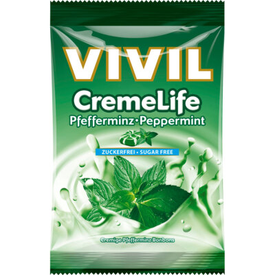 " Vivil " Cream Life Peppermint Sahnige Lutschbonbons Sugar Free 110g ...