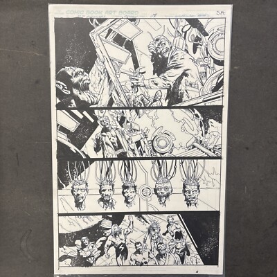 Marvel Zombies AVENGERS RETURN Orginal Art by WELLINGTON ALVES Page 7 ...