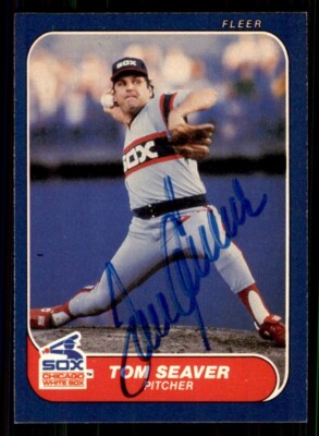1986 Fleer Baseball #216 Tom Seaver Signed Autograph (no COA) | eBay