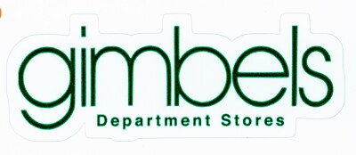 Gimbels Department Store Logo Sticker (Reproduction) | eBay