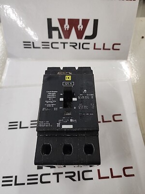 Square D EDB34125 3 Pole 125 Amp Type EDB Bolt On Circuit Breaker ...