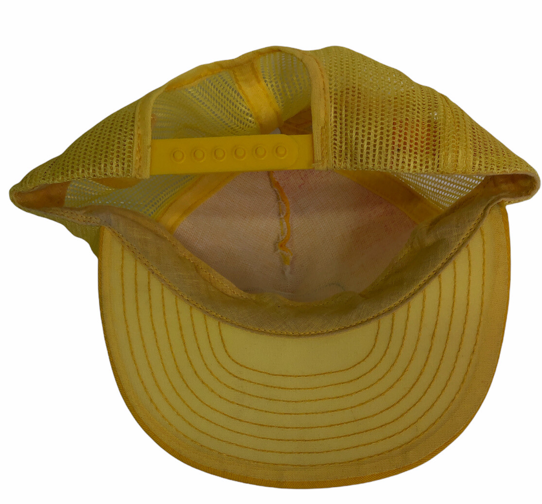 1970's Rare Vintage John Deer Hap Cap Yellow Snap Bac… - Gem