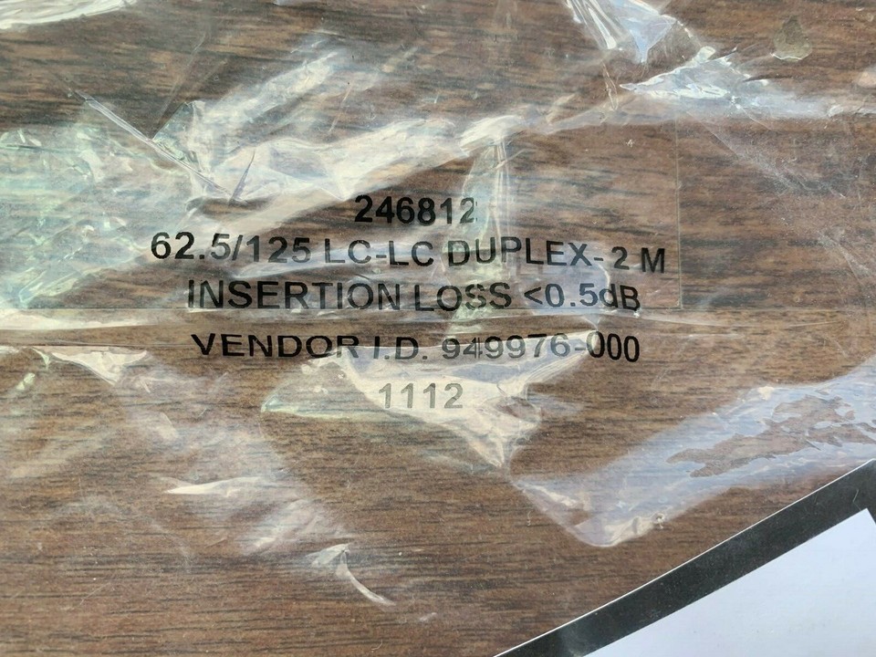 Corning Compulink 246812, LC to LC, 62.5/125 Fiber Optic Patch Cable ...