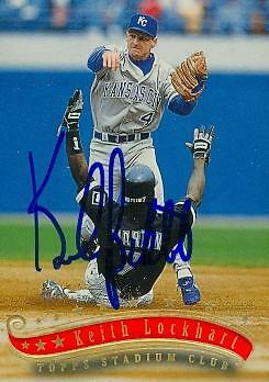 Keith Lockhart autographed Baseball Card (Royals) 1997 Topps Stadium ...