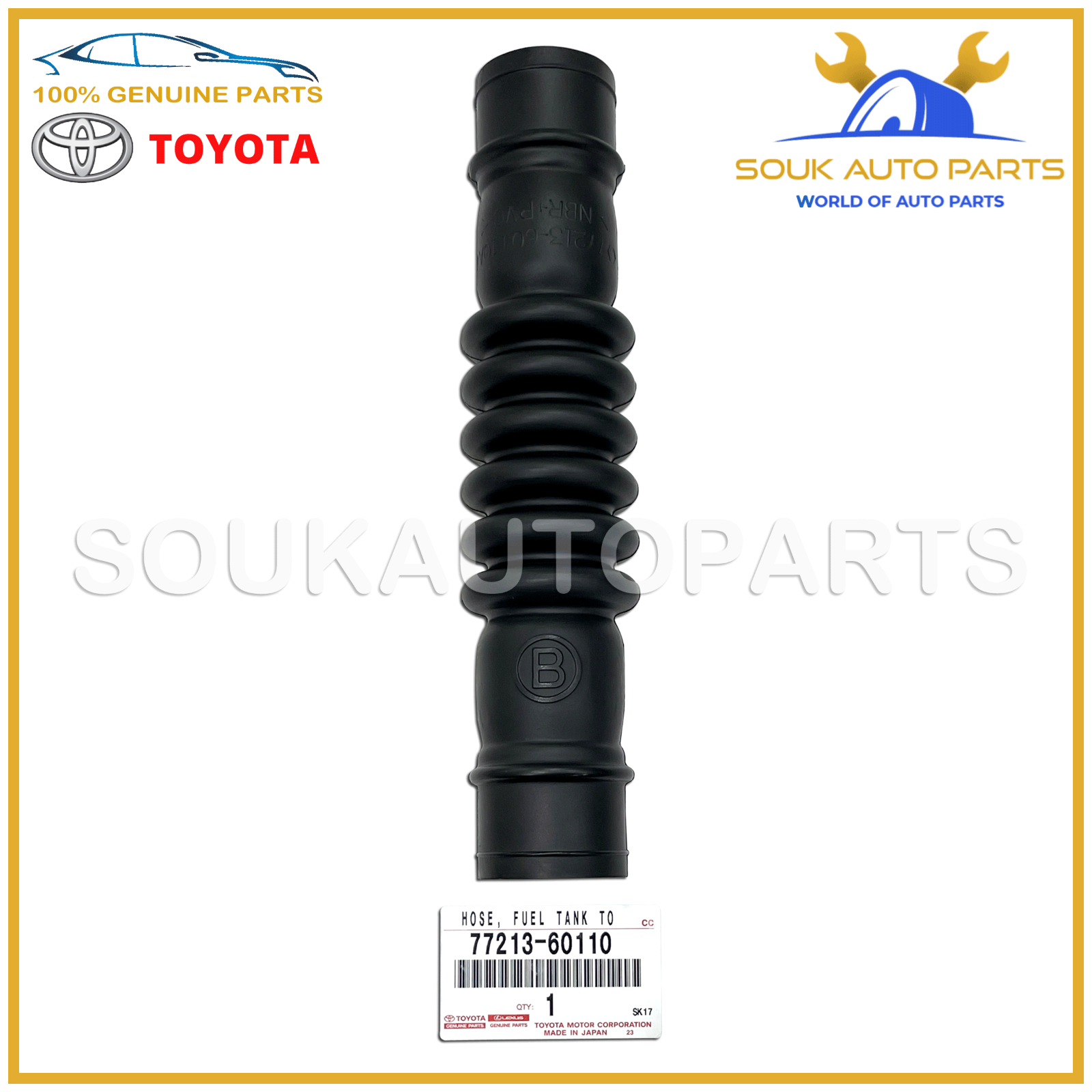 77213-60110 Genuine Toyota HOSE, FUEL, NO.1(FUEL TANK INLET PIPE ...