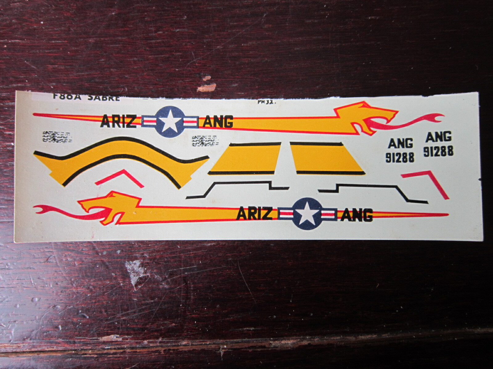 1/72 DECALS SUPER SABRE ARIZONA NATIONAL GUARD DECALCOMANIES | eBay