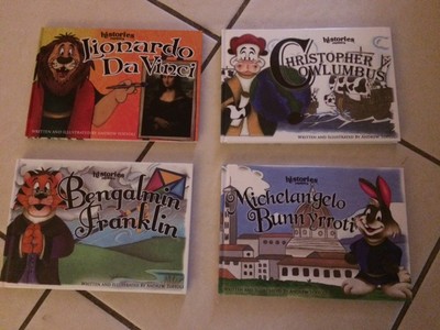 AUTOGRAPHED! ANDREW TOFFOLI Childrens History BOOK LOT 4: Bengalmin ...