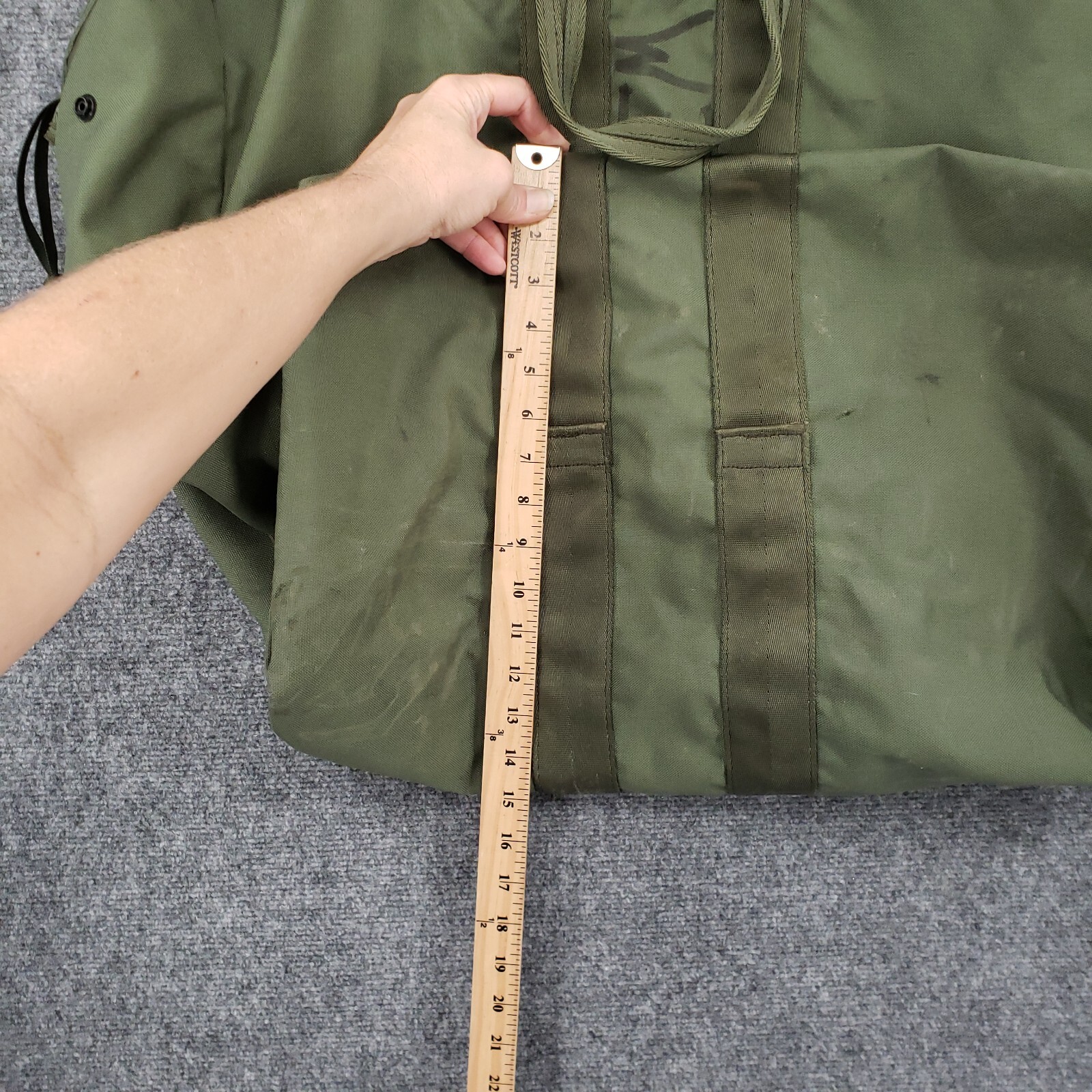 US Flyers Kit Bag Green USAF Military Issue Duffle Duffel Aircrew Pilot ...