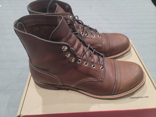 Pre-own Red Wing Iron Ranger 8111 Heritage Amber Harness Vibram Soles ...