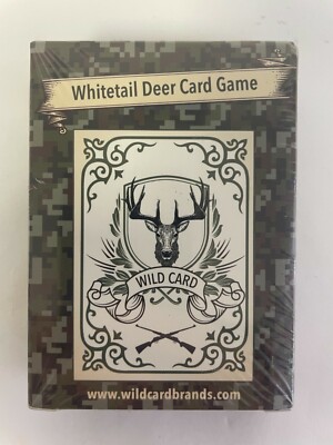*NEW & SEALED* Whitetail Deer Card Game - Playing Cards Deck Wild Card ...
