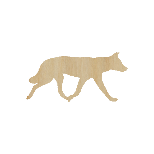 Wood Dingo Cut Out Wood Shape Craft Supply - Wood Craft Dingo Australia ...