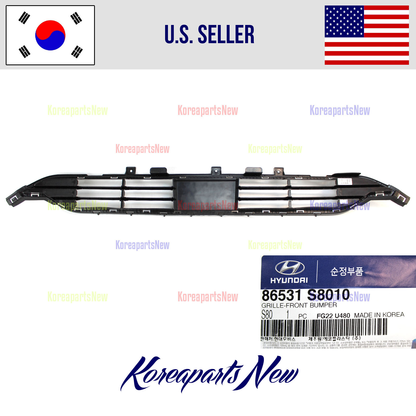 Front Bumper Lower Grille OEM 86531S8010 Hyundai Palisade 2020-2022 for ...