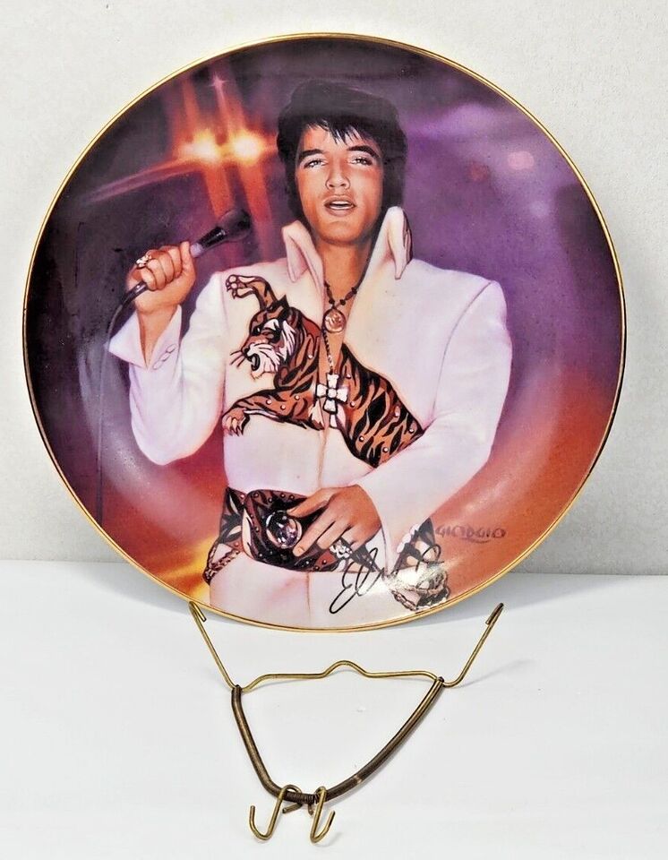 Remembering Elvis Limited Edition Bradford Exchange Collector Art Plate ...