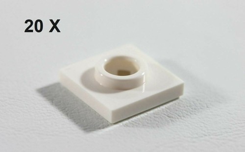 LEGO® White Tile 2 x 2 with Large Hole [20 Pieces] ID 27448 | eBay ...