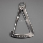 Dental Lab Wax Steel Metal Crown Gauge Caliper Ruler Measuring Scale ...