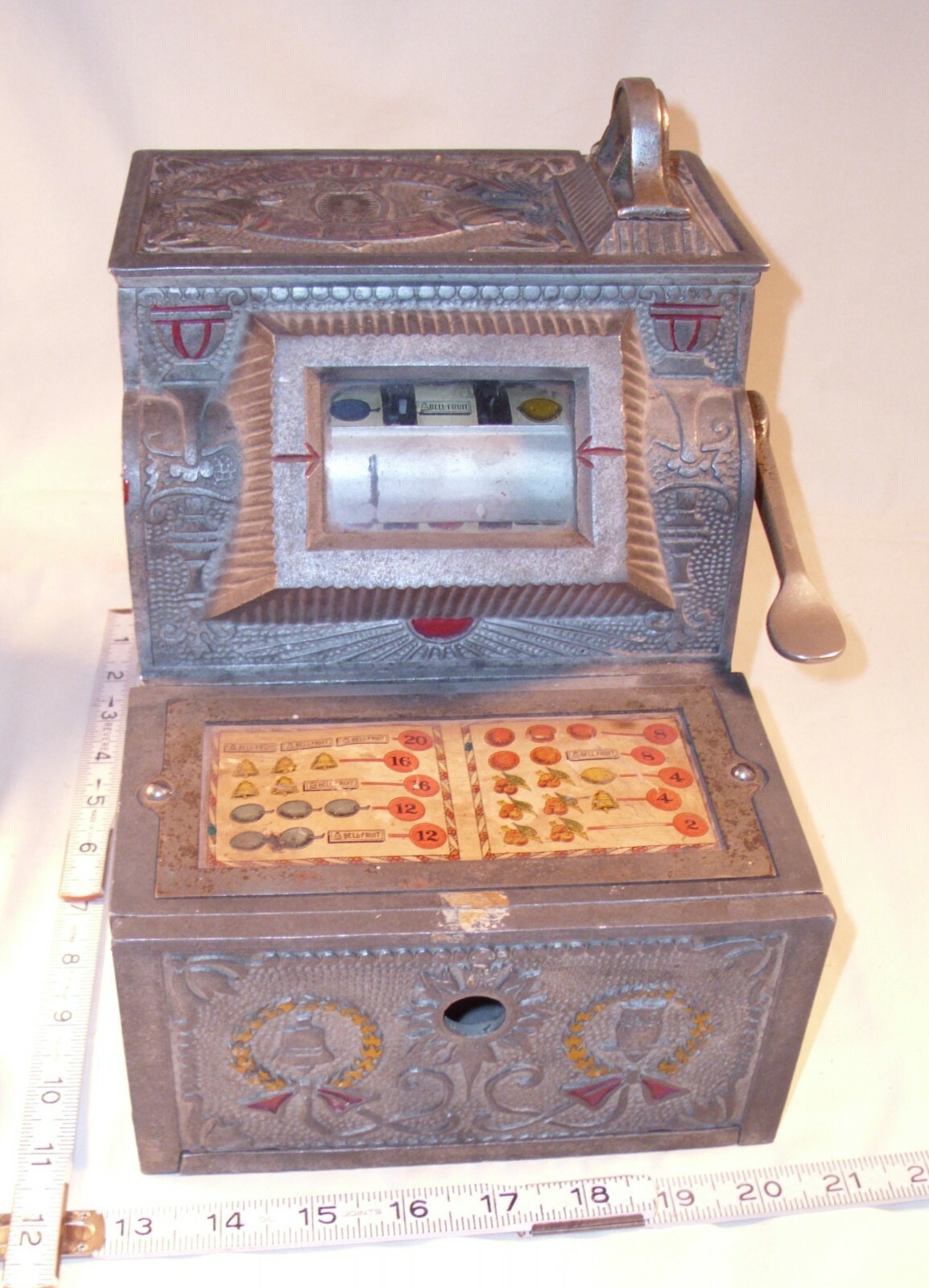 MILLS THE PURITAN BELL 1925 TRADE SIMULATOR SLOT MACHINE | eBay