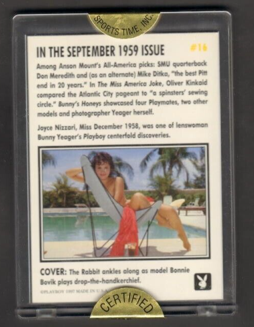 MARIANNE GABA MISS SEPTEMBER 1959 PLAYBOY PLAYMATE MEMBERS ONLY AUTOGRAPH #35/50 | eBay UK