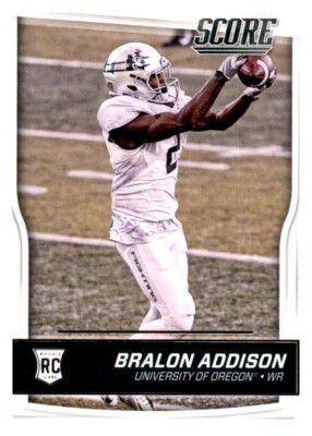 2016 Score Bralon Addison Rookie RC NFL PWE Insert Broncos #376 | eBay