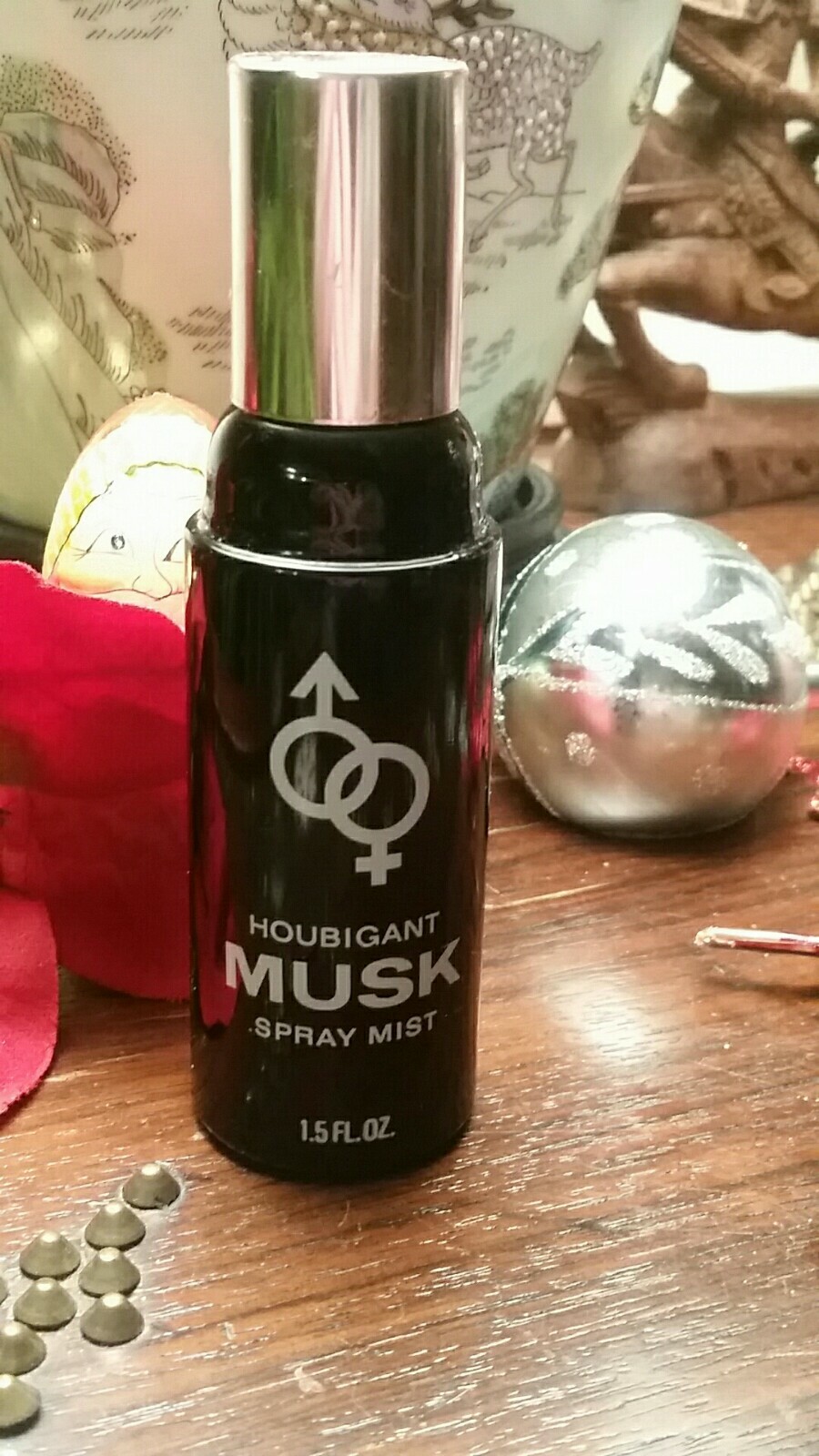 VTG 1970s Houbigant MUSK Spray Mist 1.5 Oz ORIGINAL Alyssa Ashley Div ...