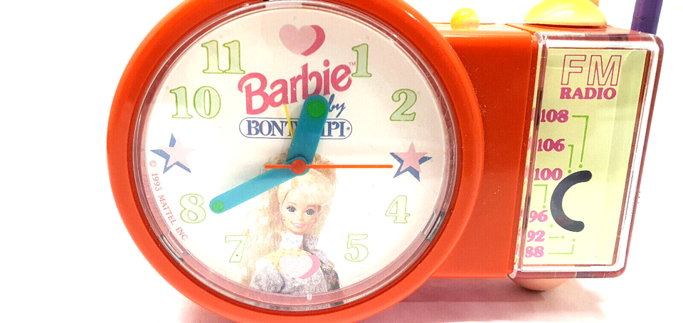 Vintage Mattel Barbie Alarm Clock By Bontempi 1993 | eBay