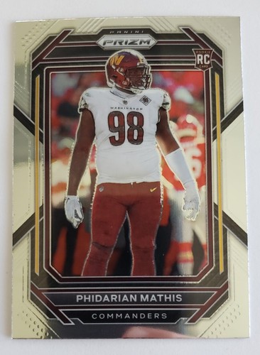 2022 Panini Prizm Phidarian Mathis Washington Commanders #390 RC | eBay