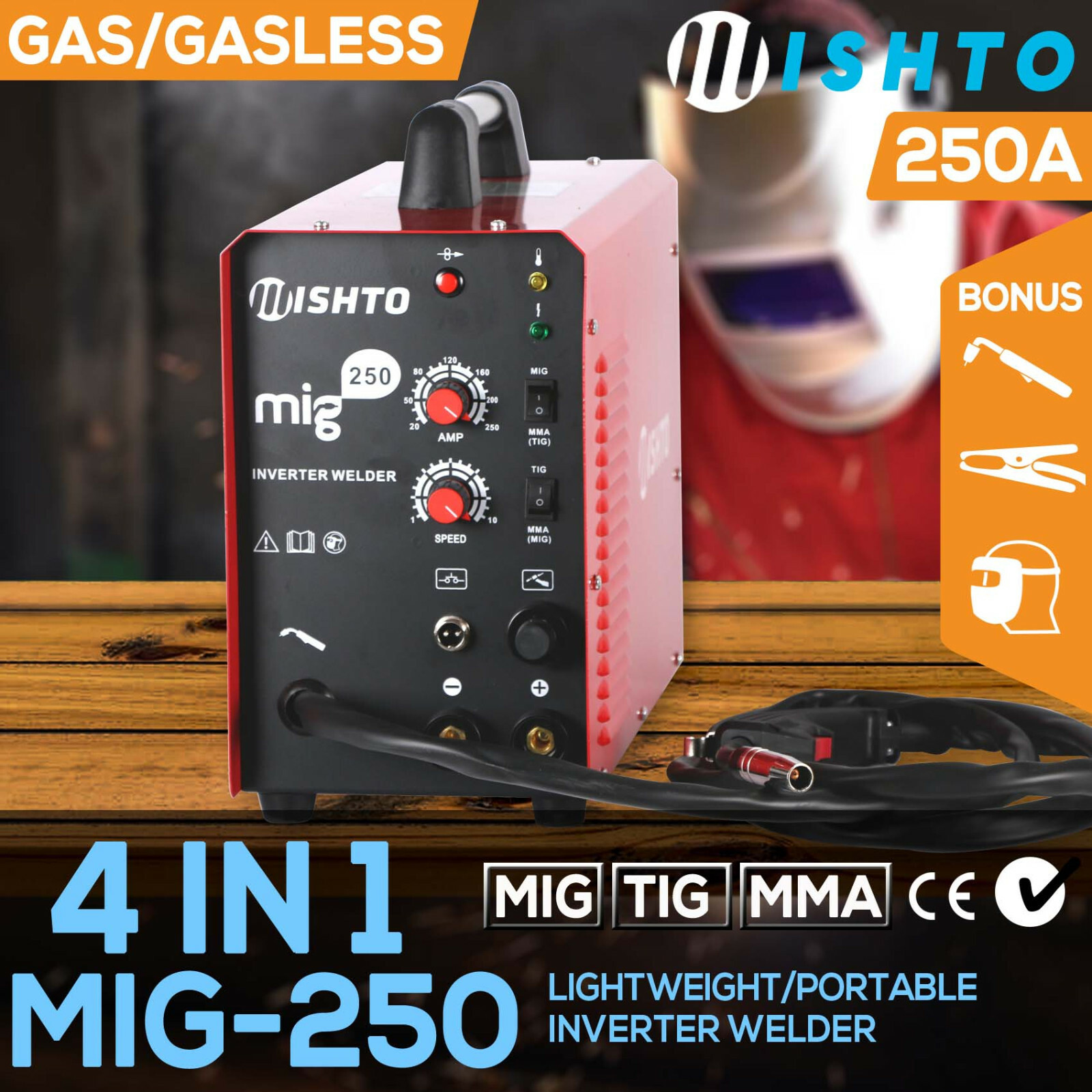 Mishto TIG/MIG 220 Amp Inverter Welder for sale online | eBay